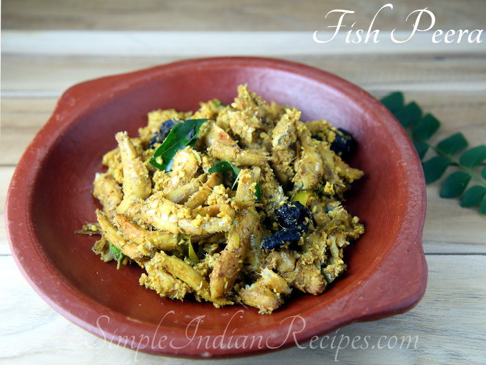 Fish Peera - Netholi Meen Peera | Simple Indian Recipes